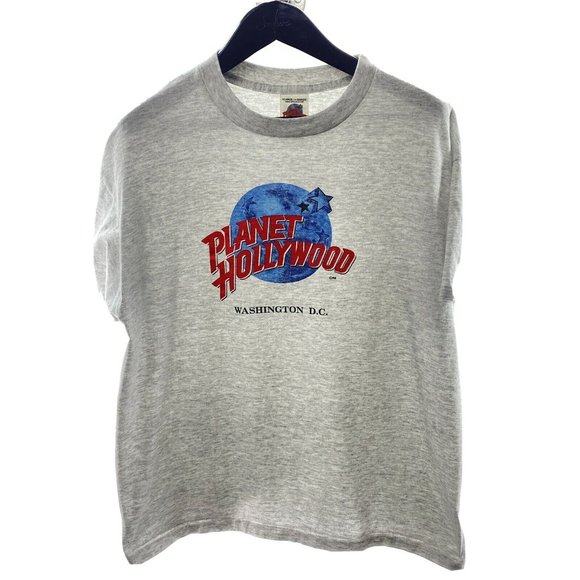 Vintage | Shirts | Planet Hollywood Dc Gray L Large Tshirt Vintage ...